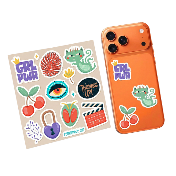 Hoja de sticker personalizados – Prezencia