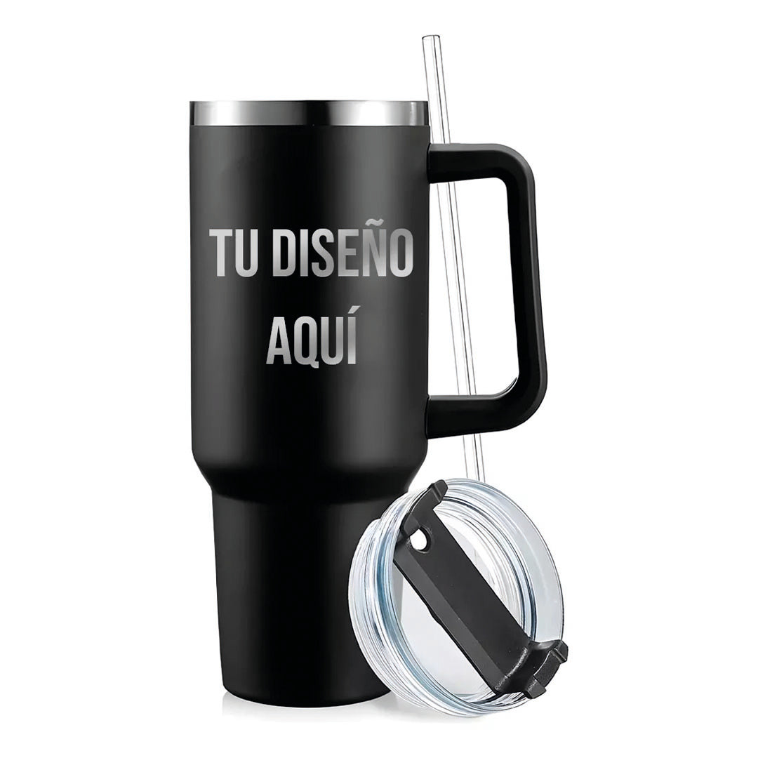 Termo Personalizado 40oz con Agarradera | Gran Capacidad y Estilo ...